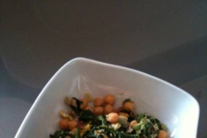 salteado de garbanzos con espinacas | Recetas Gallina Blanca