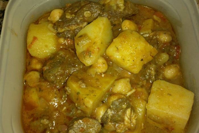 ternera guisada con garbanzos | Recetas Gallina Blanca