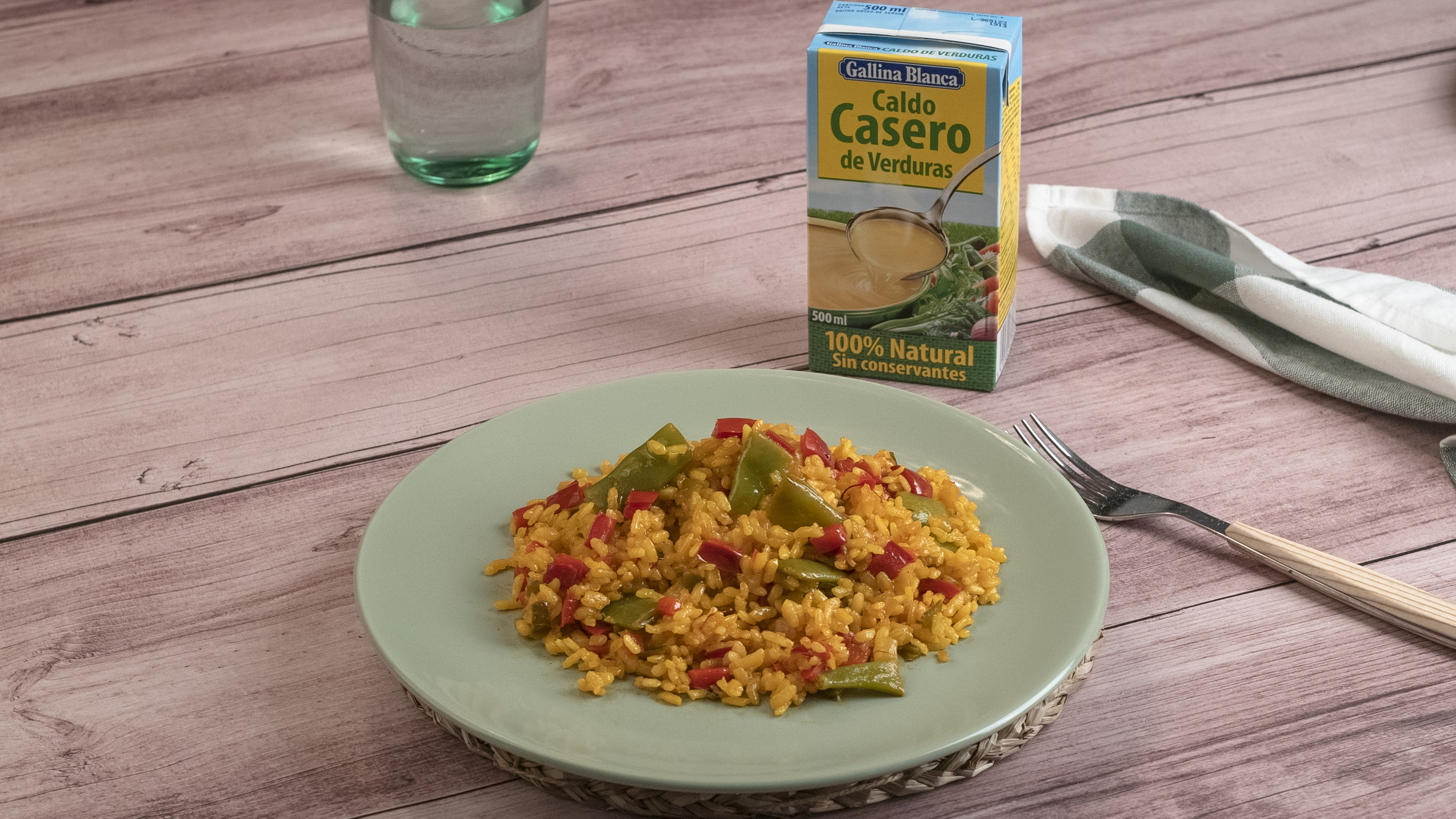 Arroz seco con verduras | Recetas Gallina Blanca