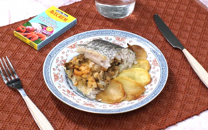 Merluza rellena con gambas | Recetas Gallina Blanca