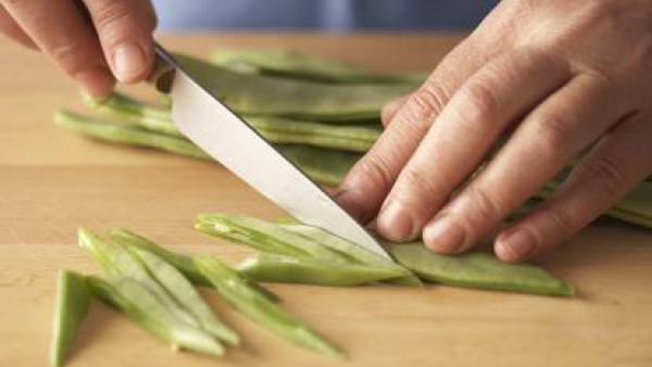 Judías verdes redondas con tiras de puerros salteados | Recetas Gallina ...